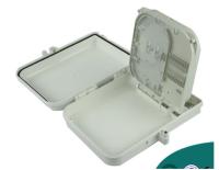 China 4-Port FC/LC FTTH Distribution Box with 750N Shock Resistance for 2-144 Fiber Networks for sale