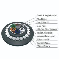 China GYTA/S 24 Core Outdoor Fiber Optic Cable - Single Mode, 10.2mm Diameter, 85kg/km Weight for Communication Networks for sale