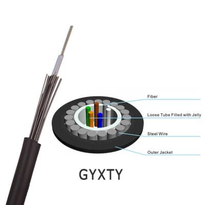 China GYFTY Loose Tube Non-Metallic Non-Armored Outdoor Fiber Optic Cable 2-24 Cores 7.5-8mm for sale