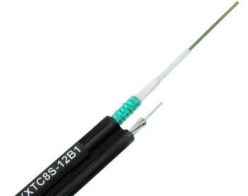 China GYXTC8S 2 Core Outdoor Fiber Optic Cable Aerial Self-Supporting Figure 8 7 Wire Strand for sale