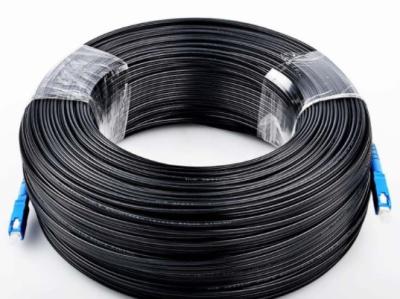 China 4 Core Single Mode GJYXCH Optical Fiber Cable 125μm Cladding LSZH/PVC Jacket for FTTH Long Distance Applications for sale