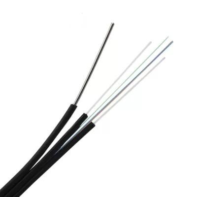China Single Mode FTTH Drop Cable G657A1 G652D 2 Core LSZH Flame Retardant Sheath for sale