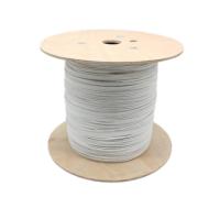 China 2 Core G657A1 LSZH FTTH Fiber Optic Drop Cable Fig 8 Self Supporting Aerial Flat Drop Fiber Cable for sale