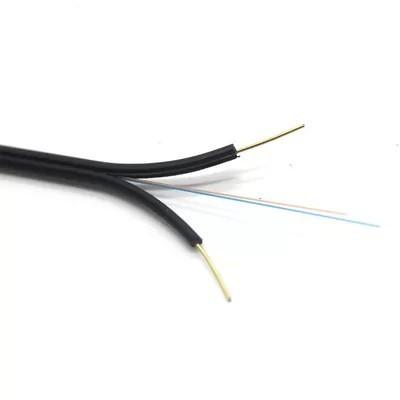 China Self Supporting FTTH Fiber Drop Cable with Steel Messenger Wire, 4 Core G657A1, 5.0×2.0mm Diameter for Outdoor Installation for sale