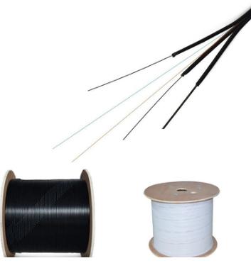 China Figure 8 FTTH Drop Cable 1-4 Core G652D Fiber Optic Wire with 1500N Tensile Strength and 5.0×2.0mm Dimensions for sale