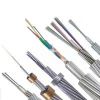 China OPGW Ground Wire 48 Core Outdoor Aerial Fiber Optic Cable 13.2mm 112kN for sale