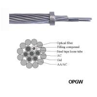 China 24 Core OPGW Optical Ground Wire 13.2mm Outdoor Aerial Fiber Optic Cable ISO9001 for sale