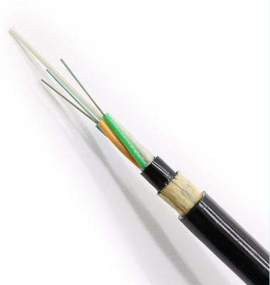 China Long Span Aramid Yarn Armored ADSS Fiber Optic Cable Self Support Aerial 1500m 90KN for sale