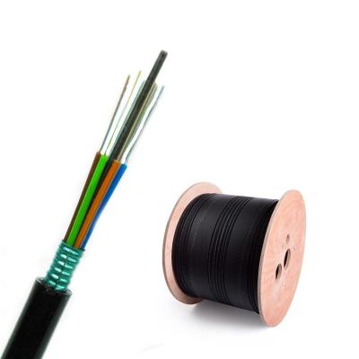 China GYTS 24 Core Single Mode Fiber Optic Cable - 9.6mm Diameter, 600/1500N Tensile Strength for Outdoor Aerial Duct for sale