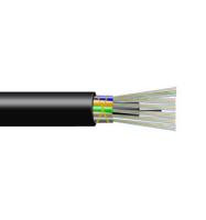 China Black Lightweight Air Blown Fiber Optic Cable 4.3mm to 7.6mm Diameter for Low-Friction Duct Deployment for sale
