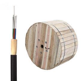 China All Dielectric Self Support ADSS Cable 12 Core Double Black Jacket Fiber Optic Cable for sale