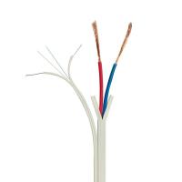 China G657A1 G657A2 2 Core Fiber Optic Drop Cable with 2 Copper Conductors for FTTH and Monitoring System for sale