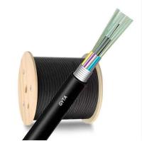 China GYTA Single Mode Fiber Optic Cable G652D 4/12/24/48/96/144/288 Core Aluminum Armored Outdoor Aerial Duct Optical Communication Cable CE ISO ROHS Factory Price for sale