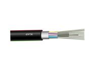 China GYTA Single Mode Fiber Optic Cable G652D 4/12/24/48/96/144/288 Core Aluminum Armored Outdoor Aerial Duct Optical Communication Cable CE ISO ROHS Factory Price for sale