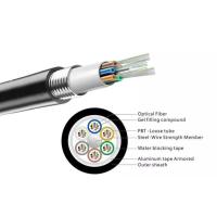China GYTA Single Mode Fiber Optic Cable G652D 4/12/24/48/96/144/288 Core Aluminum Armored Outdoor Aerial Duct Optical Communication Cable CE ISO ROHS Factory Price for sale