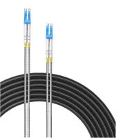 China Tactical Armored Field Fiber Optic Cable with Portable Cable Reel, 2/4/6/8/12 Core LC SC Waterproof Connector, TPU Jacket Stainless Steel Spiral Armored Field Deployable Optical Cable for sale