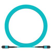 China 8 12 Fiber LC OM3 OM4 Multimode Fiber Optic Patch Cord for High Density Cabling in Data Centers for sale