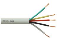 China CU/PVC/PVC H07VV-F 3x2.5mm2,3x1.5mm2 ,3x4mm2 Copper material,White Colour for sale