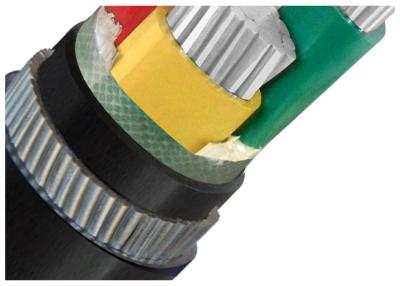 China Galvanized Steel Wire  Armoured Electrical Cable 4 Cores Low Voltage  XLPE or PVC Insulation AL Cable for sale