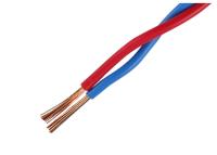 China 100% Copper Conductor Twin Flat Electrical Cable 2000V / 5 mins Test Voltage for sale