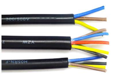 China H05RN-F Rubber Coated Cable Black Sheath Color For Oily Acidic Alkaline Environment for sale