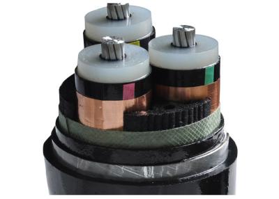China Medium Voltage Steel  Armoured Electrical Cable With 3 Cores PVC Sheath for sale