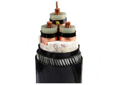 China 3 Phase Copper Tape Screen XLPE Power Wire Armoured Cable 35kV High Voltage Steel Wire for sale
