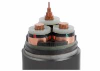 China Underground PVC Armoured Cable Three Core 12.7 / 22KV Ind Screen With Steel Tape for sale