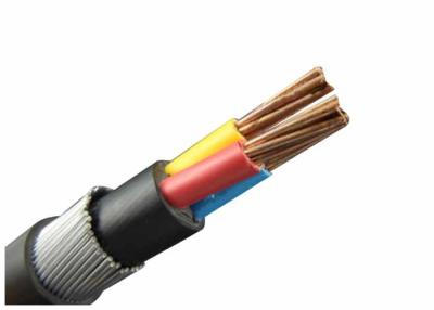 China Low voltage XLPE Insulation PVC Sheath Steel Wire Armoured Electrical Cable 3 Phase Copper Cable 600/1000V for sale