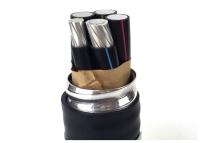China Four Core 0.6 / 1KV Ind Screen Underground PVC Armoured Electrical Cable With Steel Tape for sale