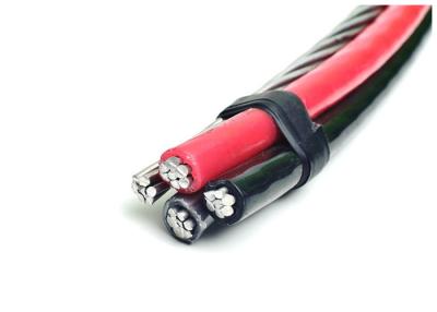 China Shanghai Shenghua Cable XLPE / PVC Insulated Aerial Bundled Cable , Triplex Service Drop Cable for sale