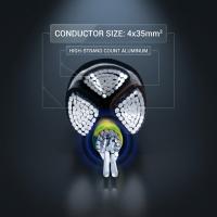 China UV Resistant PVC Insulated Power Cable 0.6/1kV 4x35mm2 Aerial Overhead Outdoor Use for sale