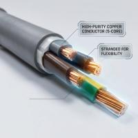 China N2XCH-J 5x16mm2 Low Smoke Zero Halogen PVC Insulated Cable Tunnel 0.6/1kV IEC60502 for sale