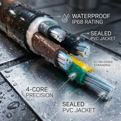 China VGV 3x1.5mm2 IP65 PVC Insulated Cable Marine Industrial 450/750V IEC60228 Copper for sale