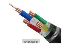 China ISO Approved PVC Insulated Cables Four Core Aluminum Conductor For Power Distribution Lines for sale
