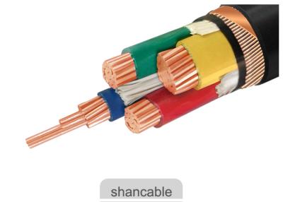 China Customized PVC Insulated Cables 600 / 1000V Rated Voltage With Three Half Core for sale
