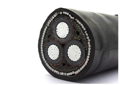 China Steel Wire Medium Voltage Armoured Electrical Cable CU/XLPE/CTS/STA/PVC 6.35/11KV for sale