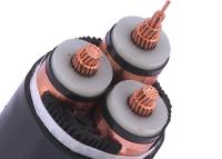 China 3 Core 12.7/22KV 3x185SQMM  Unarmored Underground PVC XLPE Cable for sale