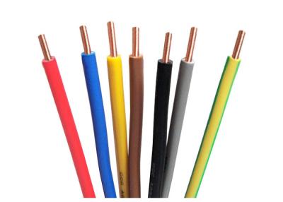 China 750V Non Sheathed Electrical Cable Wire Plain Circular Conductor for sale