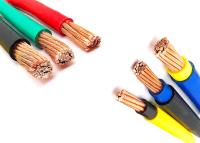 China Colored Single Cable PVC Insulation Wire IEC60227 With Rigid Conductor for sale
