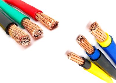 China Colored Single Cable PVC Insulation Wire IEC60227 With Rigid Conductor for sale
