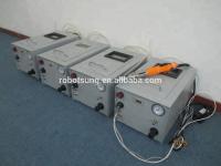 China Floor Type Four Screw Drivers Two Working Table Auto Screw Machine for sale