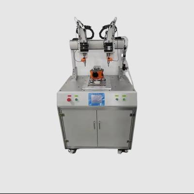 China Auto Screw Pneumatic Feeder Floor Type Multi Axis Automatic Screw Locking Machine with Double Screw Head and Rotary Table for sale