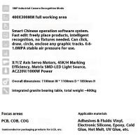 China 220V 0.5W Panoramic Vision Motorized Multi-Color Dot Painting Machine Custom Design Hardware Industrial Machinery 1 Year for sale