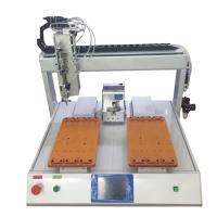 China Single Head Double Working Table Screwdriver Machine Automatic Lock Screw Machine Screw Tightening Machine Dispens Glue for sale