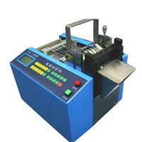 China Fabric-roll-measuring-cutting-machine /zebric Fabric Cutting Machine /fabric Covered Button Cutting Tape Machine for Fabric for sale