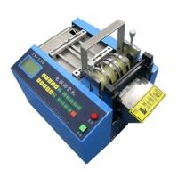 China Aluminium Auto Rubber Tube Cutter Automatic Heat Shrink Tube Cutting Machine Tape Roll Cutting Machine for sale