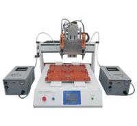 China Full-automatic 3 Axes Robot High Precision Auto Feeding Screwdriver Machine with Two Working Tables for sale