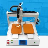 China Automatic Double Working Desktop Glue Dispensing Robot Case Enclosed Wood Case Silicone Glue Dispenser Machine for sale