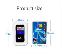 China High Speed Portable 4G Modem With Sim Crad WiFi Router 300M With 2100mAH Battery Power Bank Wireless Router for sale